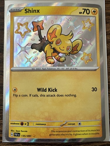 POKEMON Card - Shinx 135/091 - Shiny Rare - Paldean Fates - NM | eBay
