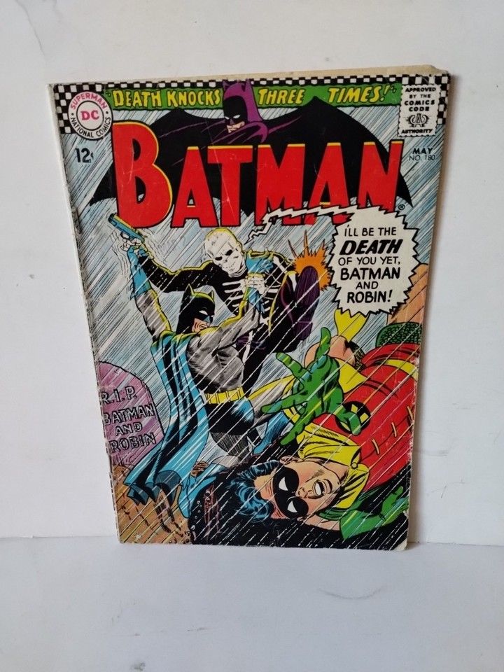 Batman #180 1966 DC Comics Silver Age Vintage VG- comic book Robin ...