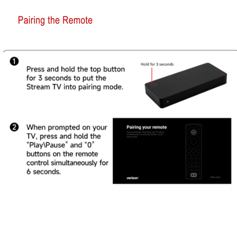 Voice Replace Remote for Verizon FiOS TV One Set Top Box MG3-R32140B ...