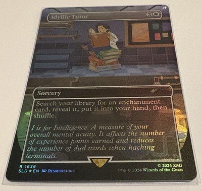 🌟 Idyllic Tutor (1636) (Rainbow 🌈 Foil) Secret Lair Drop FOIL Fallout 🌟 ...