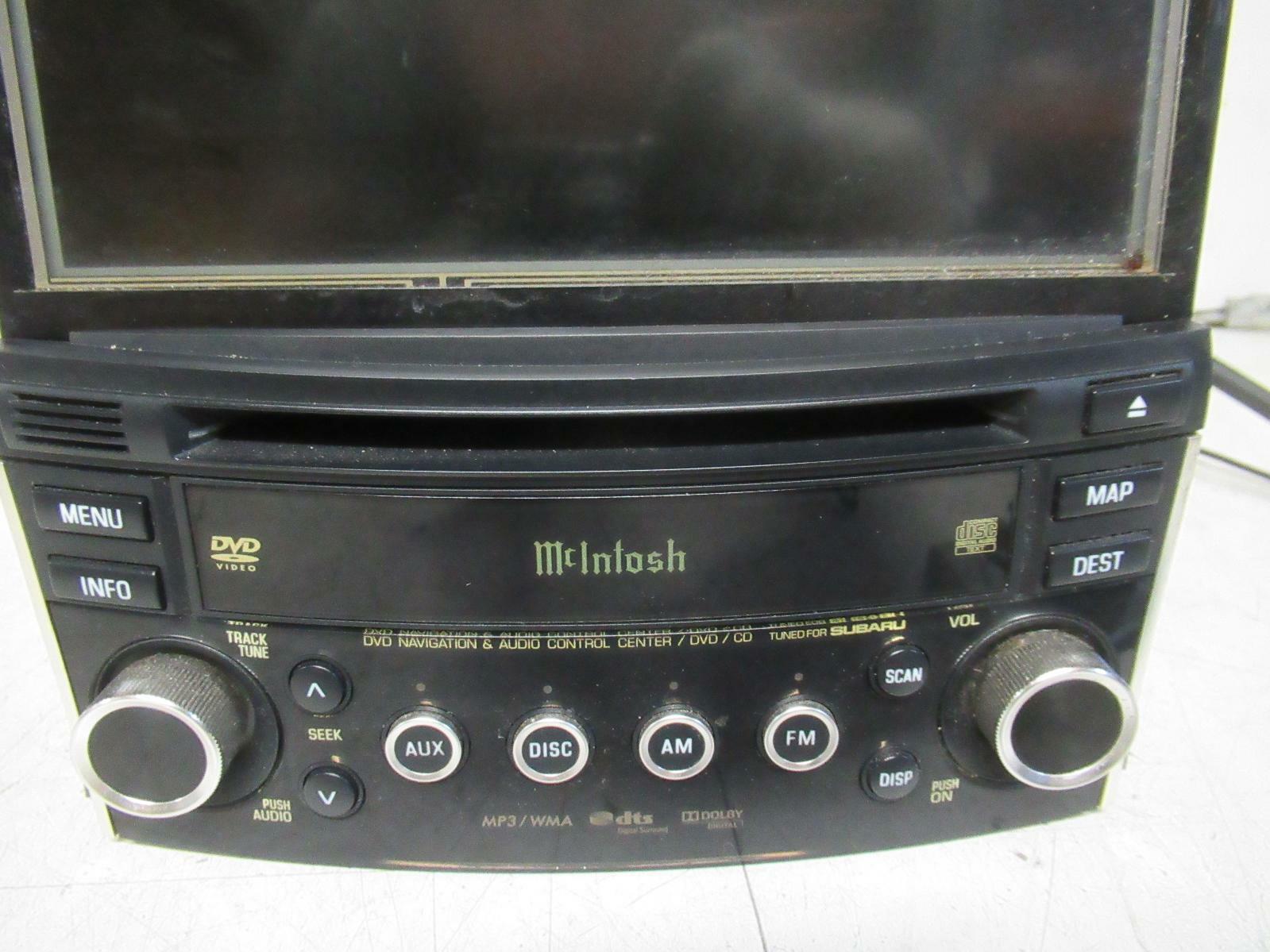 SUBARU LIBERTY STEREO/HEAD UNIT DVD/SAT NAV, 5TH GEN, MCINTOSH, HEAD ...