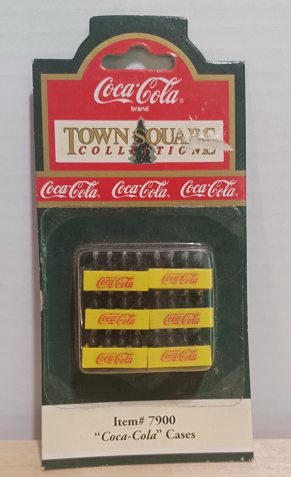Trim a Tree Coca Cola Town Square Yellow Coke Case Soda Bottles Mini ...