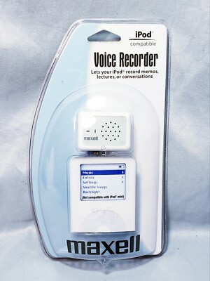 Maxell Voice Recorder iPod Record Memos New | eBay