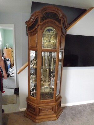 Grandfather Clock From The Black Forest Germany 84" Tall 36" Wide | eBay