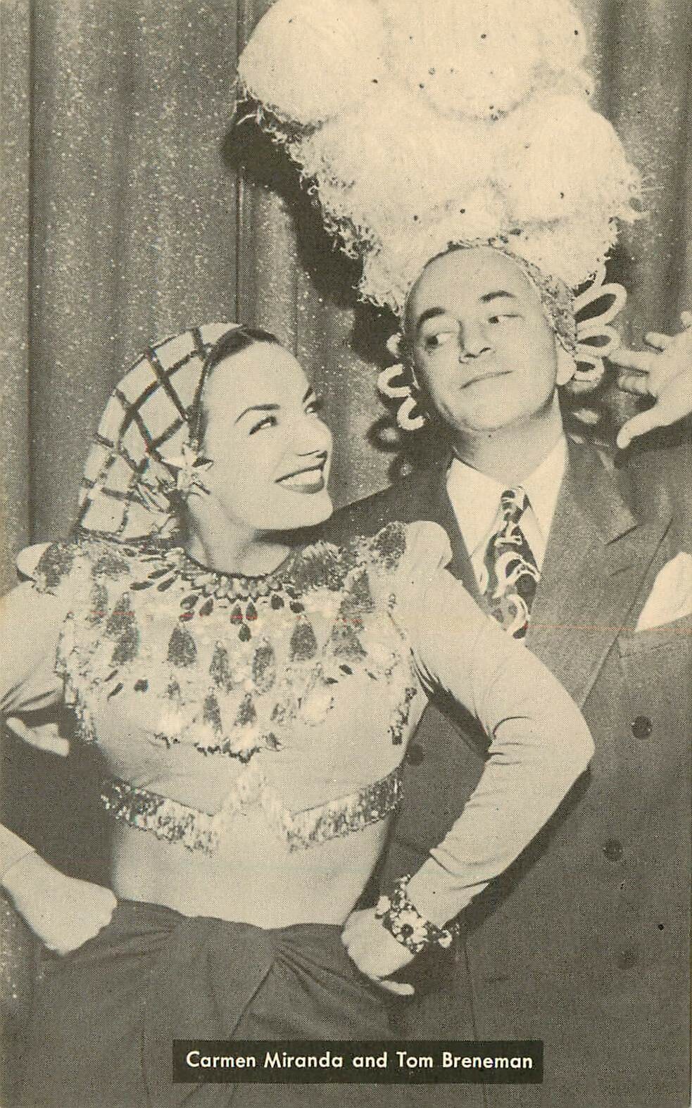 Postcard Tom Breneman Breakfast Hollywood Unused Carmen Miranda | eBay