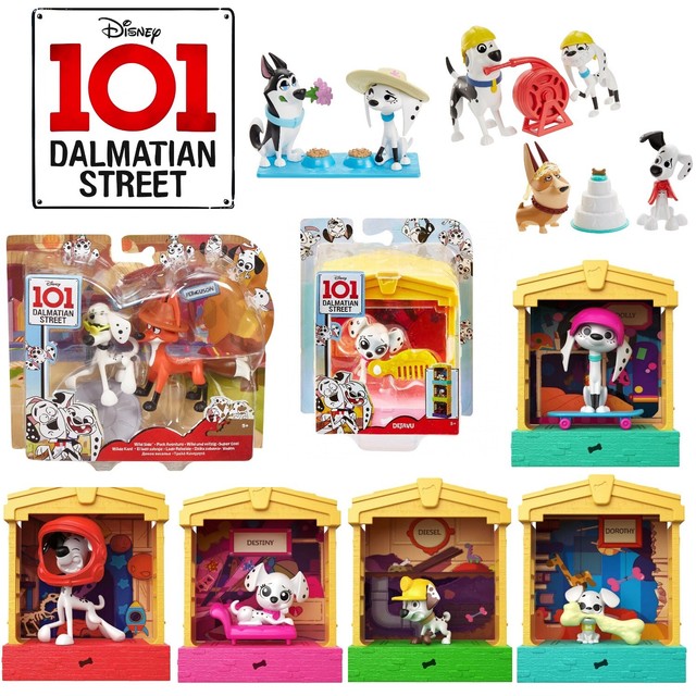 Disney 101 Dalmatian Street Wedding Party Figure Play Set Toy With 2 ...
