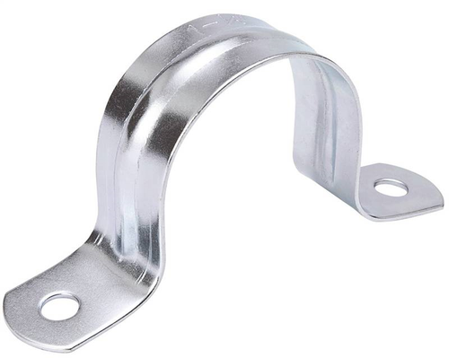 Galvanized 2-Hole Pipe Strap 3" | eBay