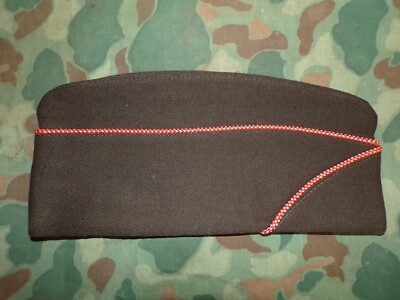 WW2 US Army Enlisted Man's Signal Corps Garrison Cap (OD Gaberdine) | eBay