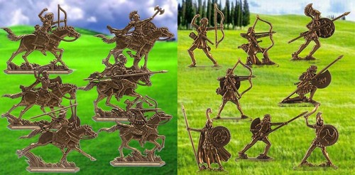 VIB Flat Toy Soldiers Amazons (14 figures). Scale 1:32 | eBay