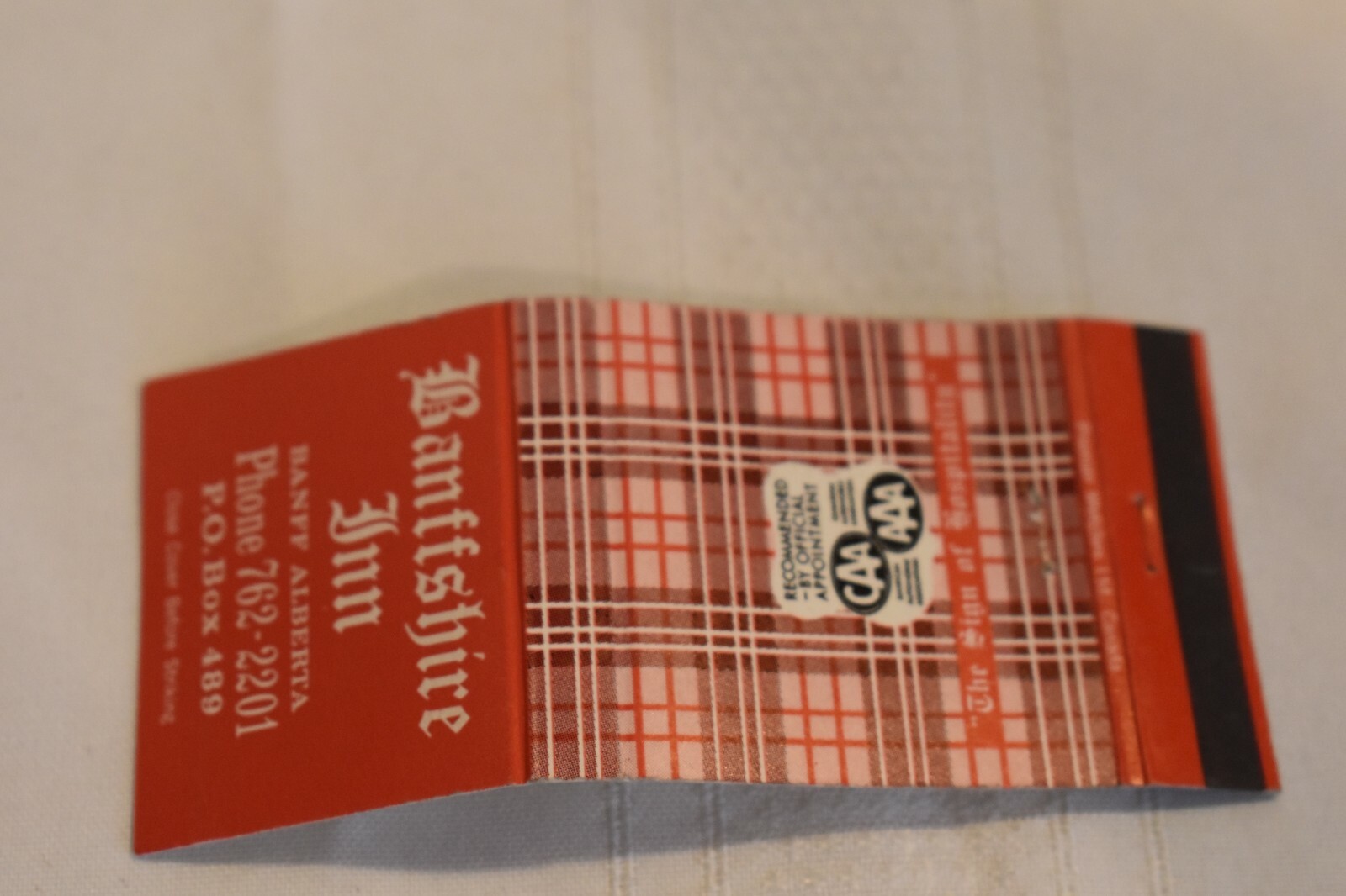 Banffshire Inn Banff Alberta Canada 30 Strike Matchbook Cover | eBay