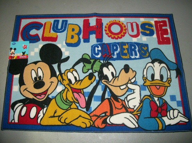 Disney Mickey Mouse Clubhouse Rug - 80cm X 110cm. Is for sale online | eBay
