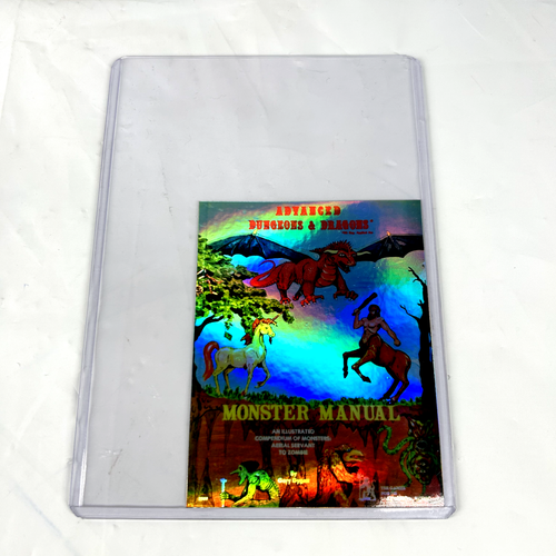 TSR D&D Metallic Rainbow Foil Corporate Use Only Card / Sticker Monster ...
