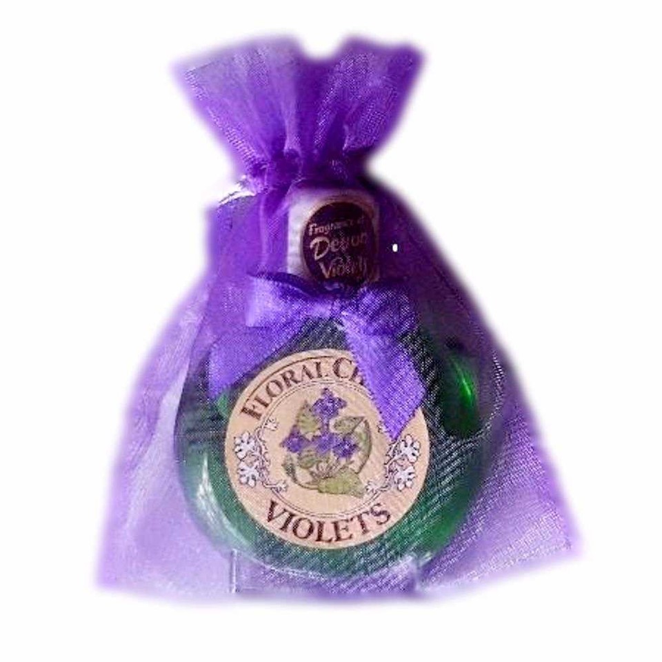 Devon Violets 30ml Vintage Perfume - Round Clear Bottle | eBay UK