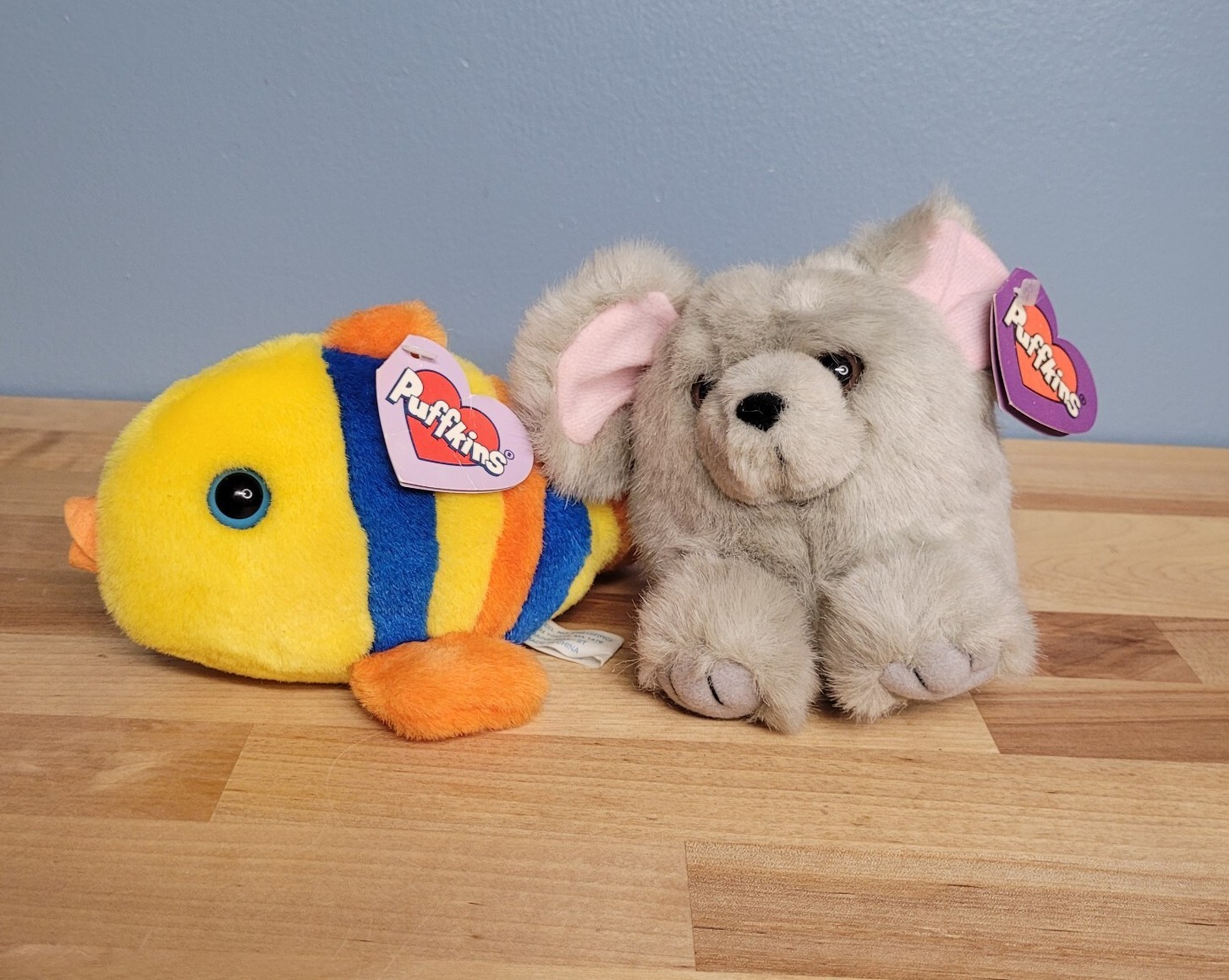 VINTAGE Lot of 2 Puffkins Plush With Original Hang Tags, "Murphy ...
