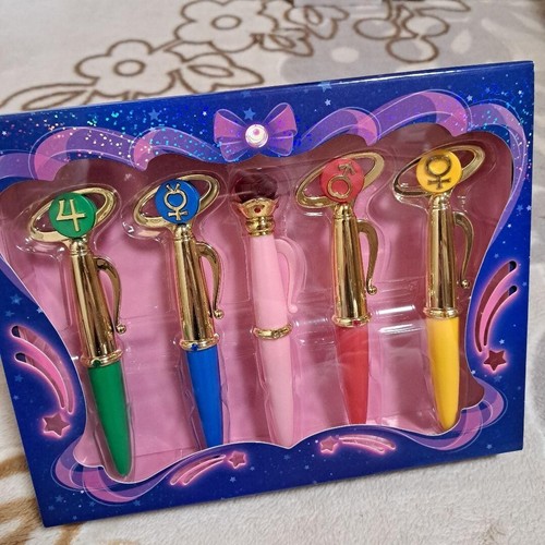Bandai Sailor Moon Prism Stationery Disguise & Transformation Pen Set ...