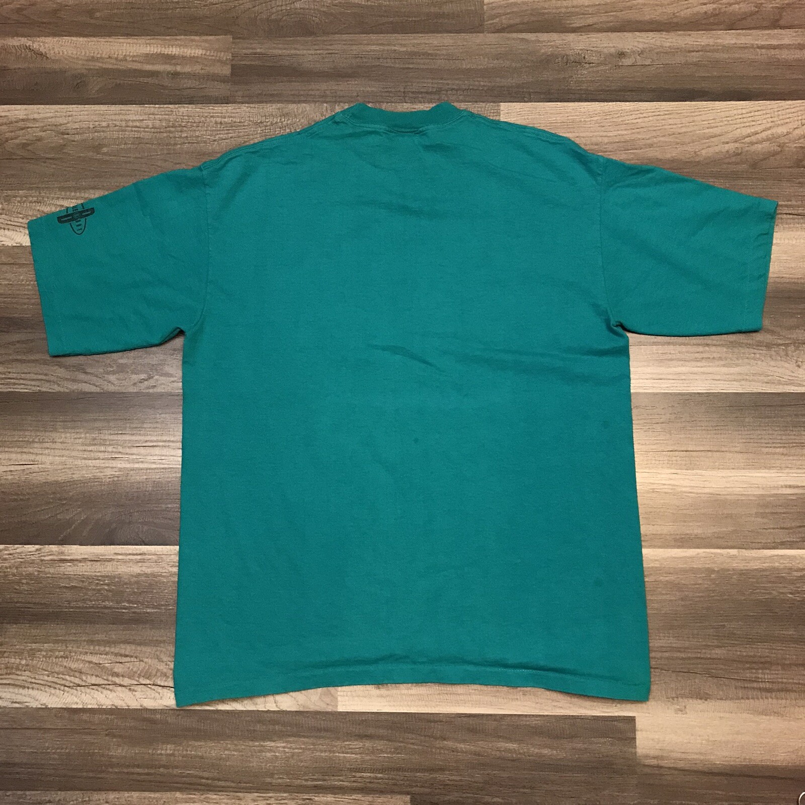 Vintage 1993 Bugle Boy ‘BOY’ Logo Turquoise Single St… - Gem