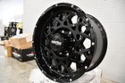 Set 4 24" Vision Off-Road 412 Rocker Gloss Black Wheels 24x12 5x5 Rims ...