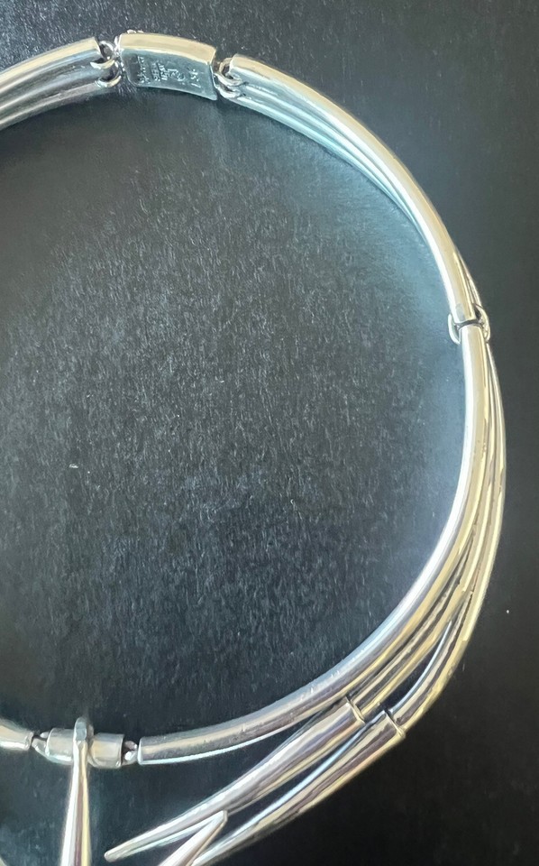 Salvador Teran Taxco Mexico Sterling Silver Minimalist Atomic Necklace ...