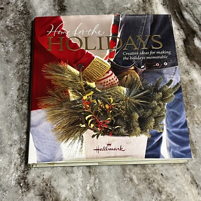NEW! Hallmark Gift Book "Home for the Holidays" Hardcover w Dust Jacket ...