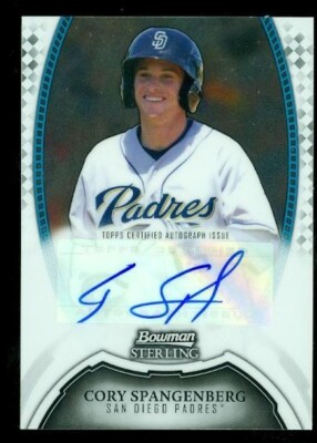 2011 Bowman Sterling Prospect Autographs #CS Cory Spangenberg Auto - NM-MT | eBay