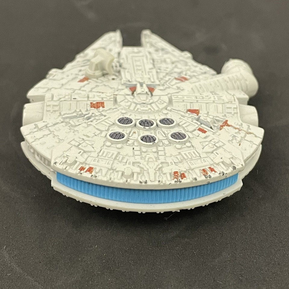 Vintage 1985 Star Wars Mini Millennium Falcon LFL CKJ66 Diecast 3.5 ...