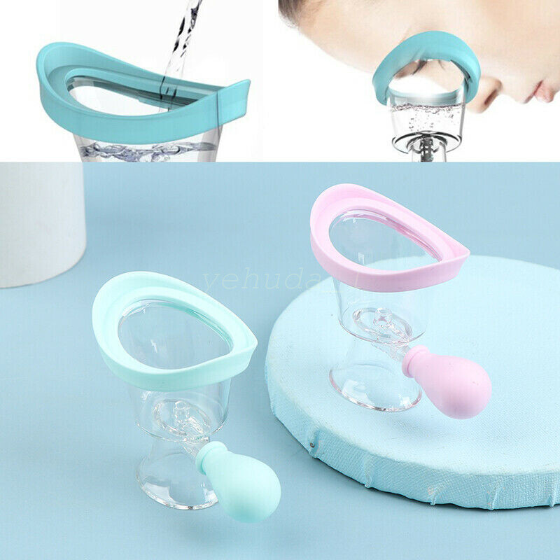 1pcs Safe Silicone Eye Wash Cups Eyes Cleaner Flushing Rinse Cups Bath ...