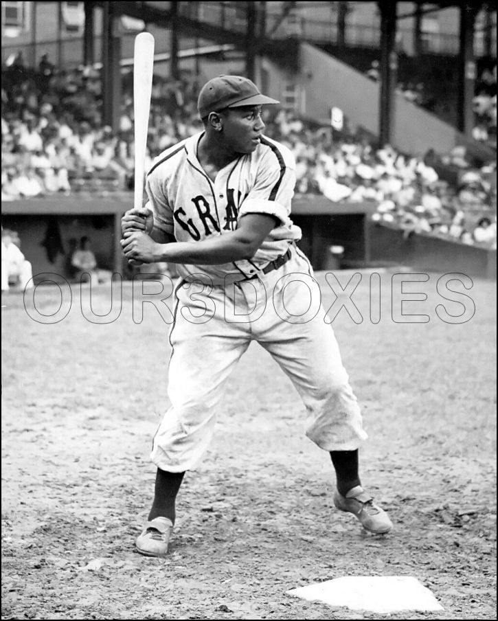 Josh Gibson Photo 8X10 - Homestead Grays MLB HOF Negro Leagues FREE ...