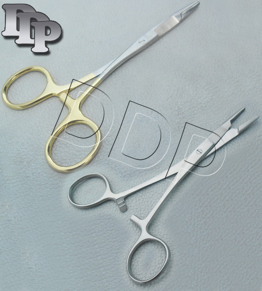 T/C + OLSEN HEGAR NEEDLE HOLDER HEMOSTAT SCISSORS 6.5" Stainless Steel ...