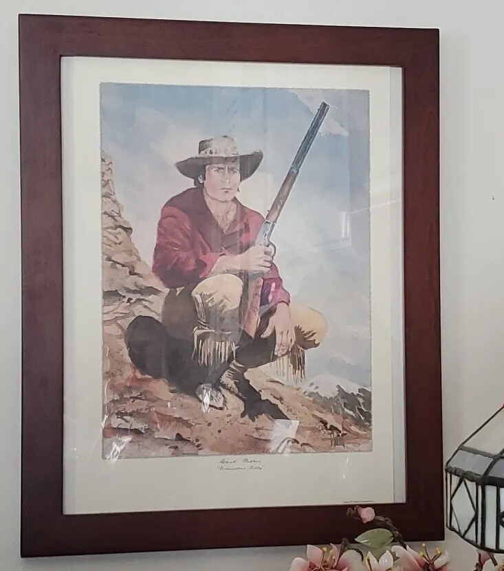 RARE Buck Taylor Clint Walker Signed Art Print Yellowstone Kelly ...
