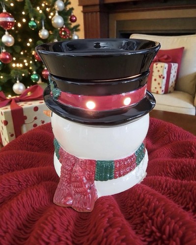 SCENTSY Retired * Bluster * Snowman NEW Warmer Holiday Collection | eBay