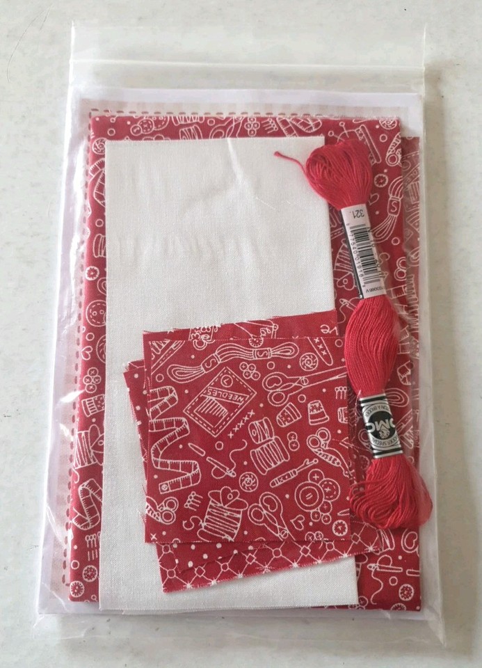 Mandy Shaw Dandelion Designs Pie Crust Heart Cushion Fabric Kit 10" X ...