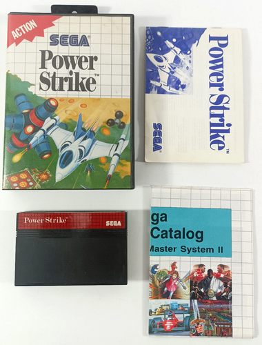 Game Sega Master System Boxed Power Strike with Record And Tracking ...