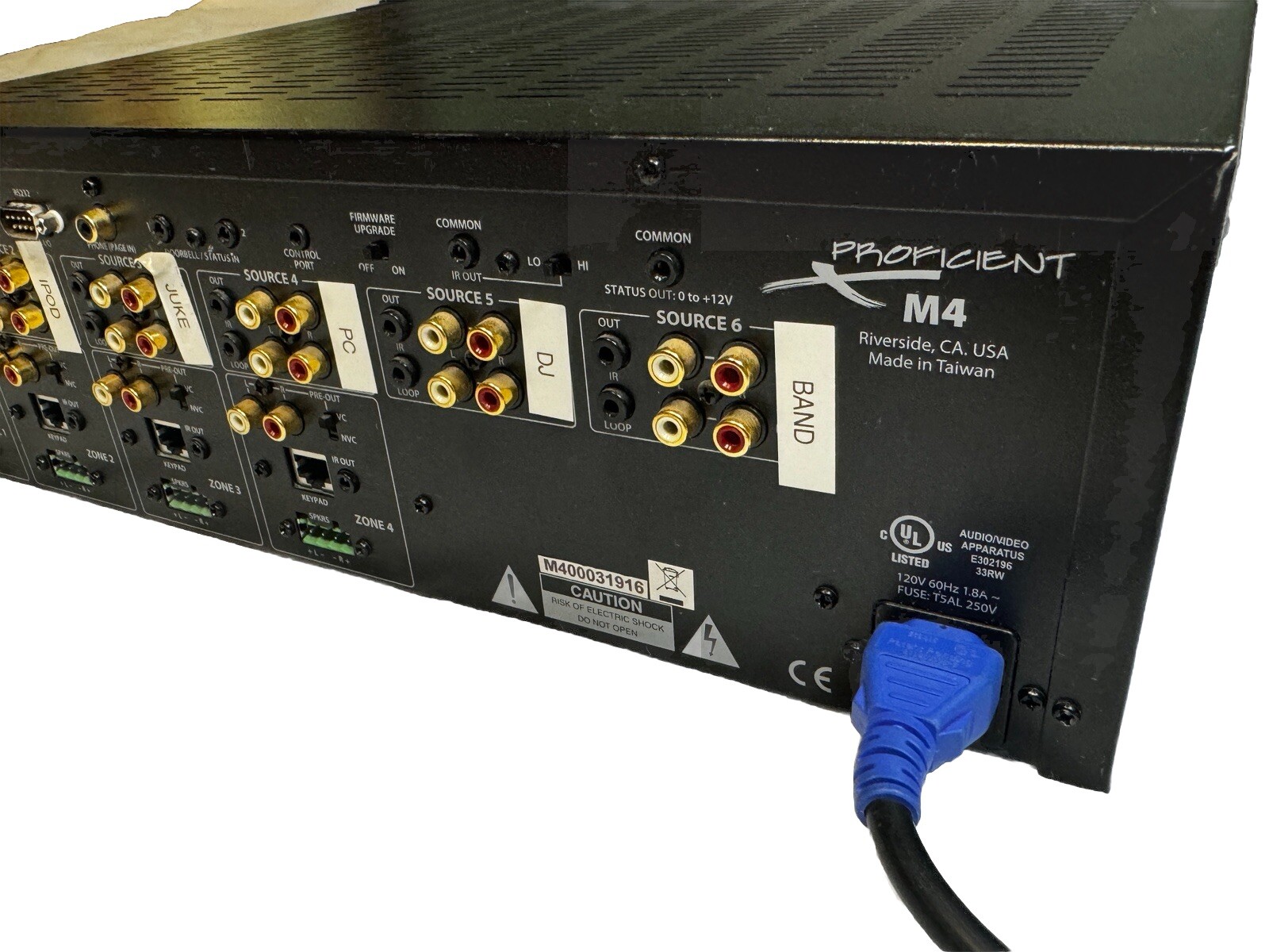 M4 Proficient Audio 4 Zone / 8 Channel Whole House Sound System Tested ...