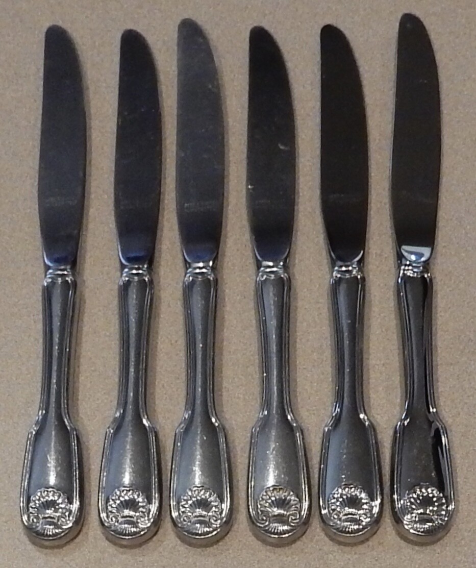 REED & BARTON COLONIAL SHELL FLATWARE STAINLESS SILVERWARE 30 PC. LOT ...