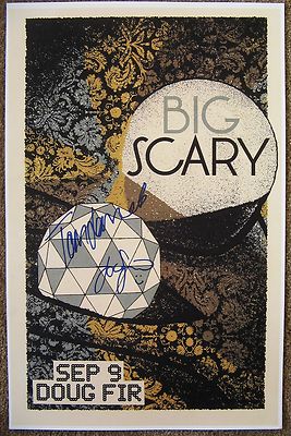 Signed BIG SCARY Gig POSTER In-Person w/proof Autograph Concert | eBay ...