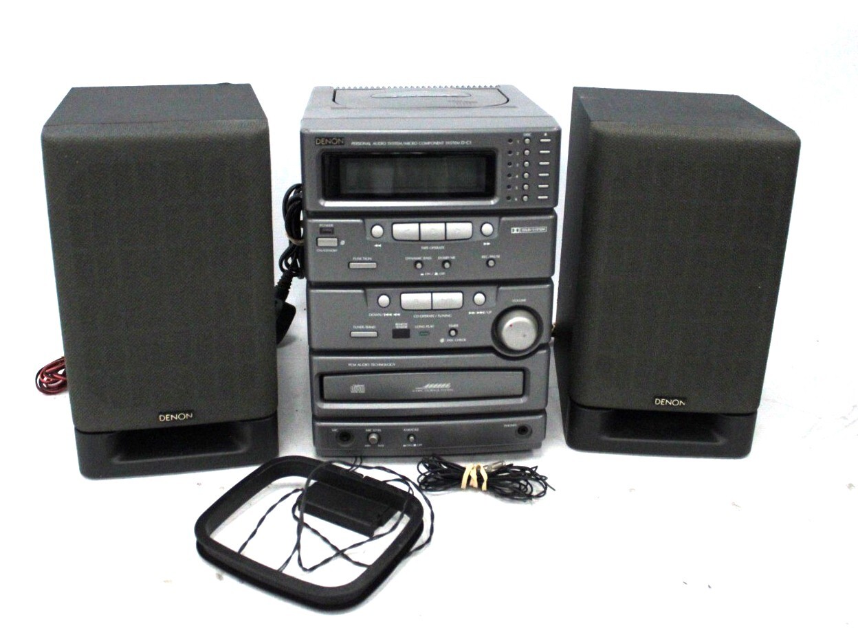 DENON D-C1 Personal Audio System Micro Component System w/ USC-C1 ...