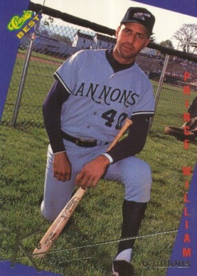 #035 PRINCE WILLIAM CANNONS # KEVIN JORDAN BASEBALL CARD CLASSIC BEST ...