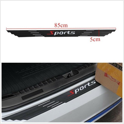 Rear Bumper Protector Trim Strip Rubber Car Trunk Sill Guard Scratch ...