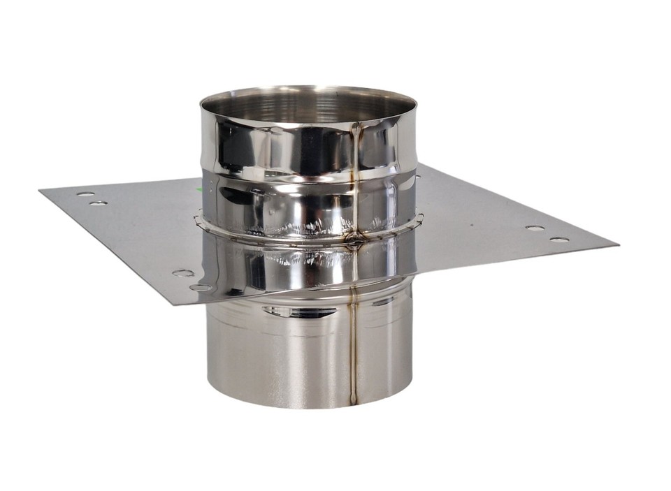 Flue Liner Central Top Plate with Collar / Flange Chimney Register ...