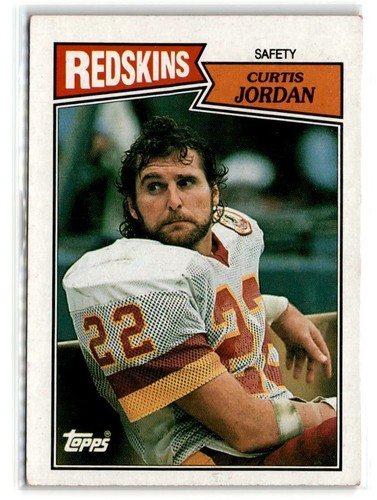 1987 Topps Football #78 Curtis Jordan Washington Redskins | eBay
