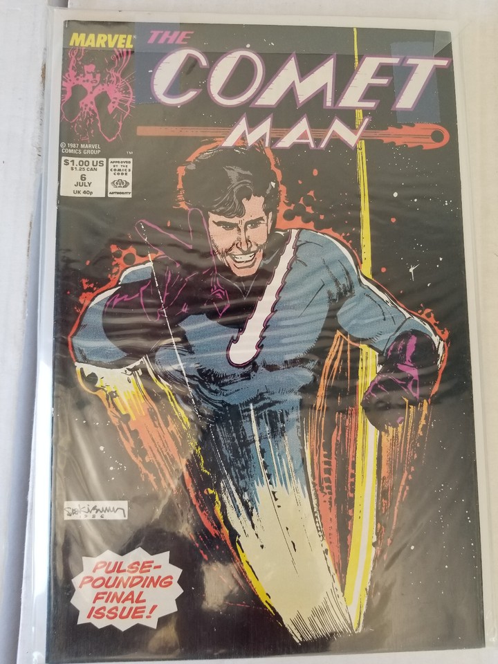 COMET MAN 1 2 3 4 5 6 FULL RUN SET Marvel Comics BILL MUMY Miguel ...