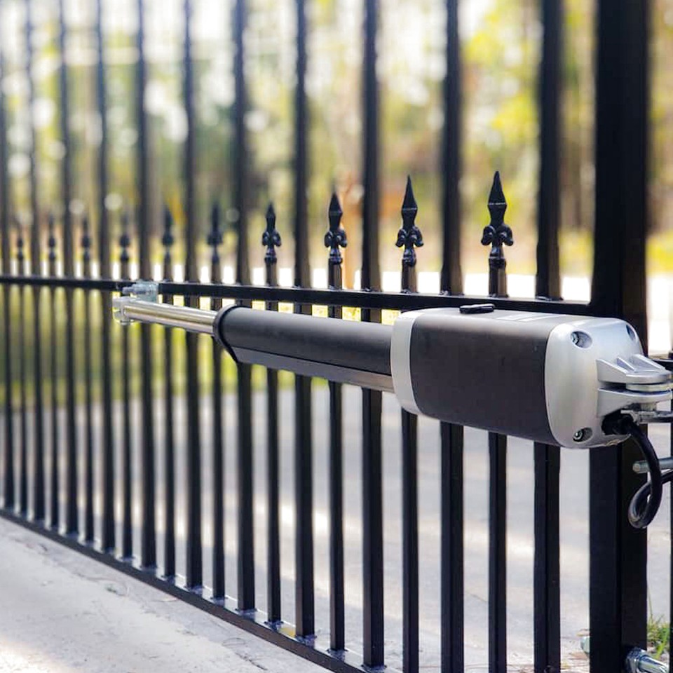 ALEKO Venice Style Dual Swing Steel Driveway Gate 14 ft with ETL Gate ...