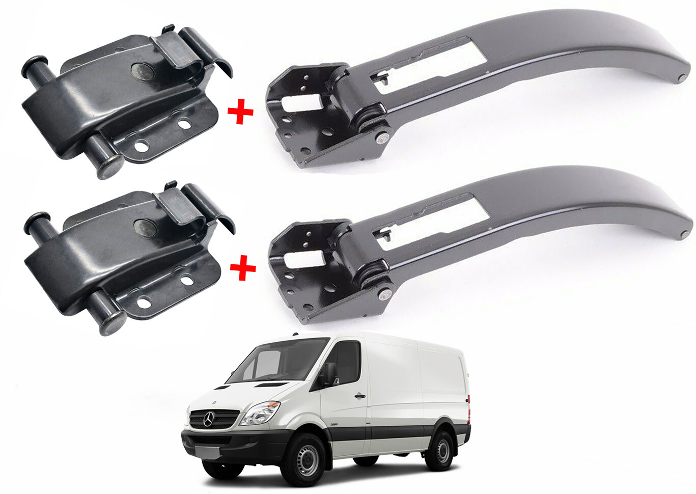 2x FOR MERCEDES SPRINTER W906 2007-2018 Rear Door Check Strap Stopper ...