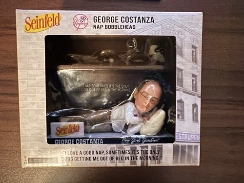 New York Yankees George Costanza Sleeping Desk Bobblehead Seinfeld 2025 ...