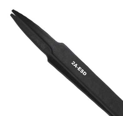 EXCELTA 2A-ESD Flat Tip ESD Safe Tweezer | eBay