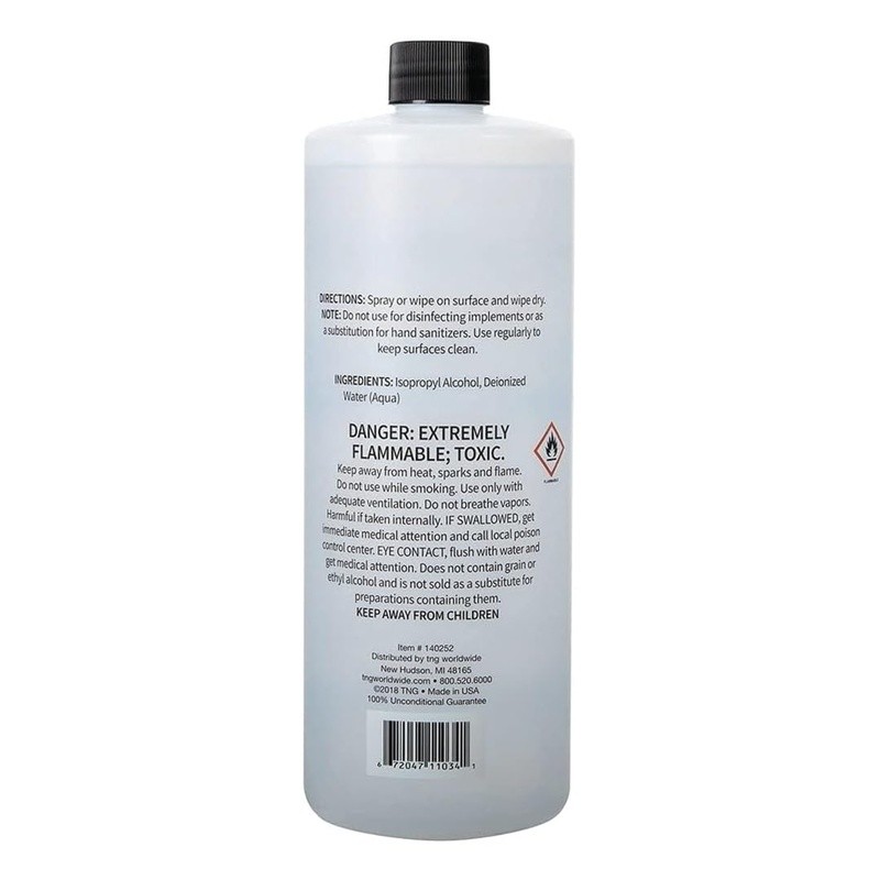 99% Isopropyl Alcohol Pure Unscented Rubbing Alcohol Surface Cleaner ...