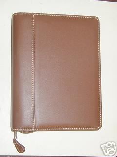 Planners & Organizers - Leather Day Runner Planner Zipper Organizer