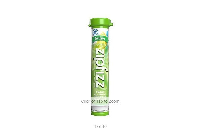 Zipfizz Multi Vitamin Energy Hydration Drink Mix ~ 30 Tubes Limón | eBay
