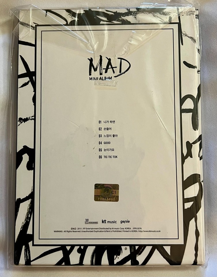 K-POP GOT7 4th Mini Album [MAD] Vertical Ver. CD+Photo Booket+Photocard ...
