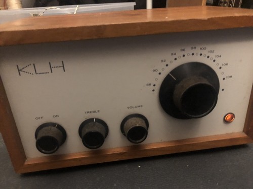 KLH Model 8 Tube Radio With Speaker Tested Working | eBay